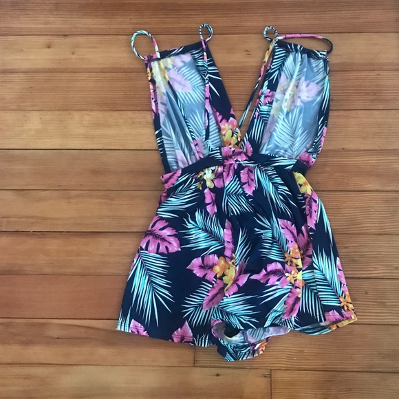 Fashion Nova | Dresses | Tropical Romper | Poshmark